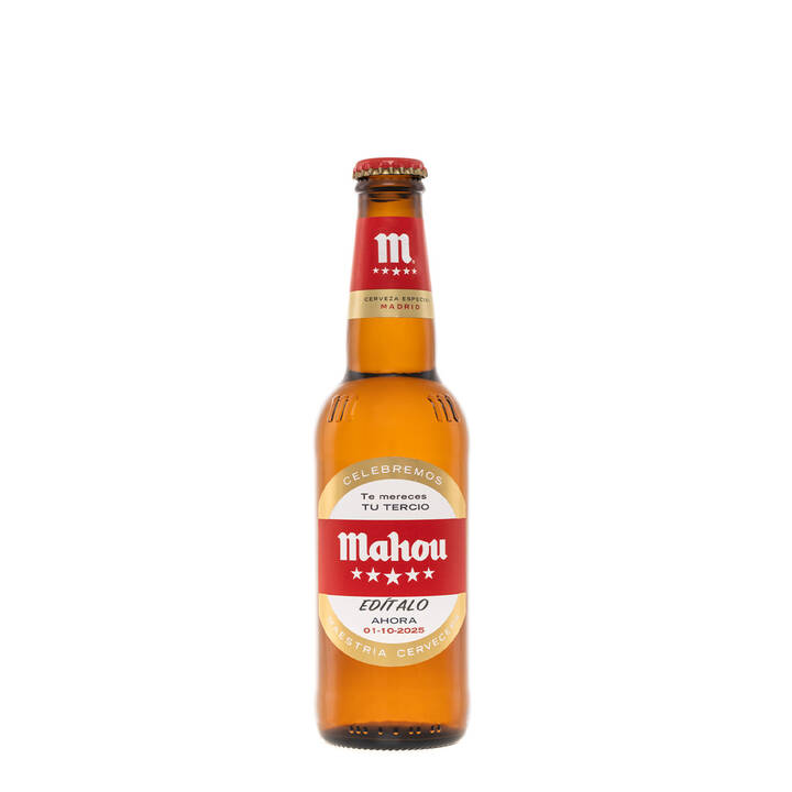 Cerveza con etiqueta personalizada - Tienda Mahou San Miguel - Tienda ...